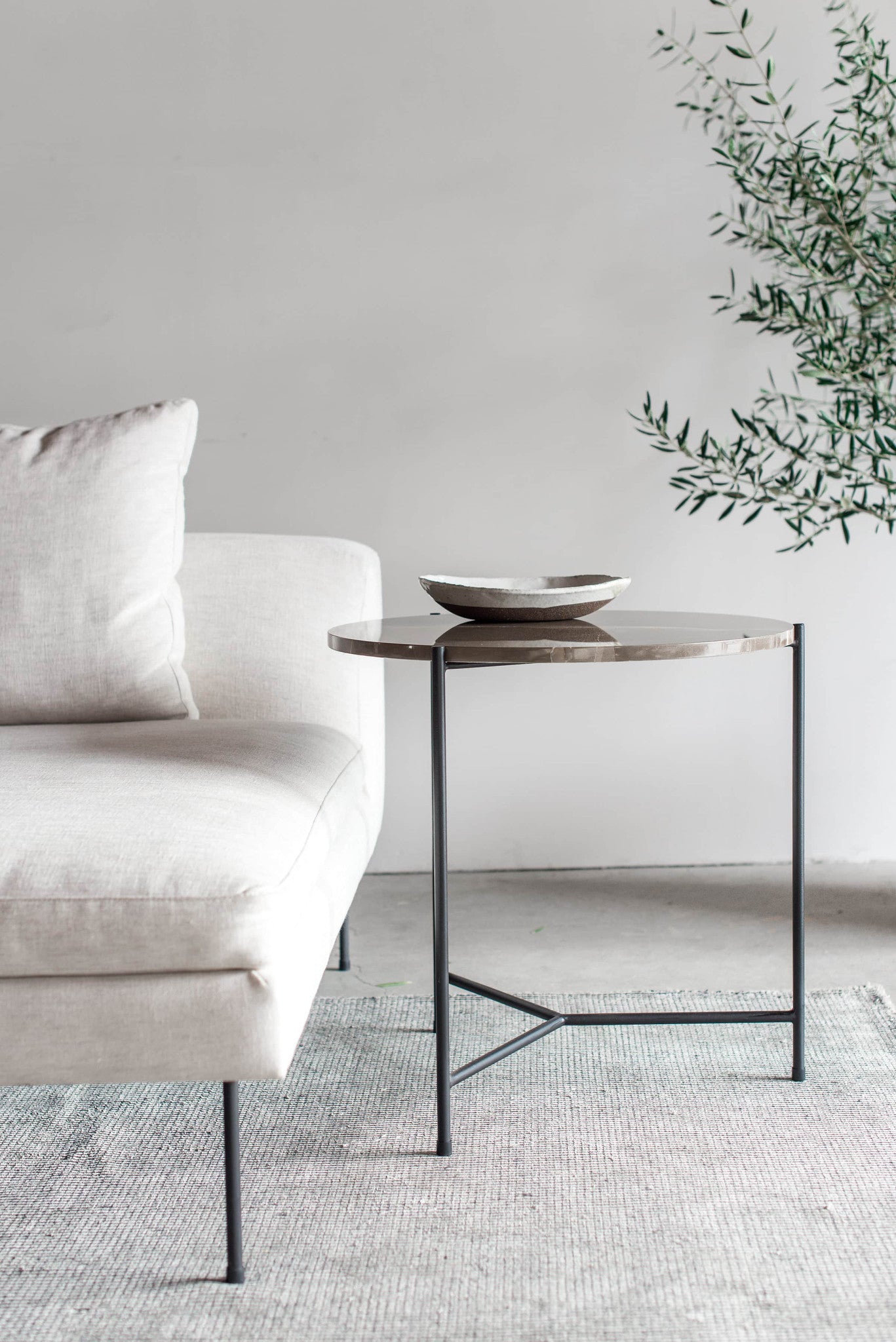 Bronze Amani Side Table - Croft House Design Studio - LA, California ...